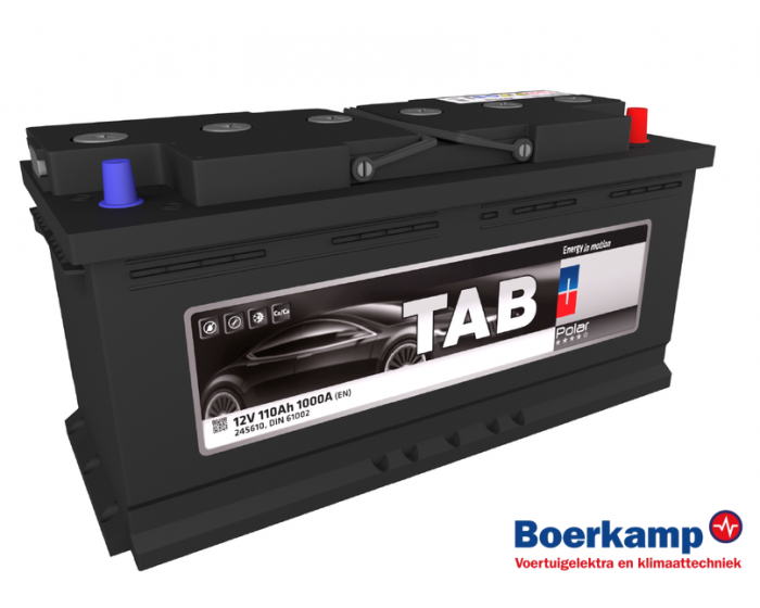 TAB Polar Startbatterij 12V 110Ah/20h 1000CCA